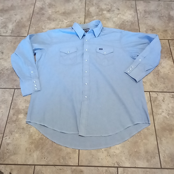 Wrangler | Shirts | Vintage 8s Wrangler Button Down Made In Usa | Poshmark